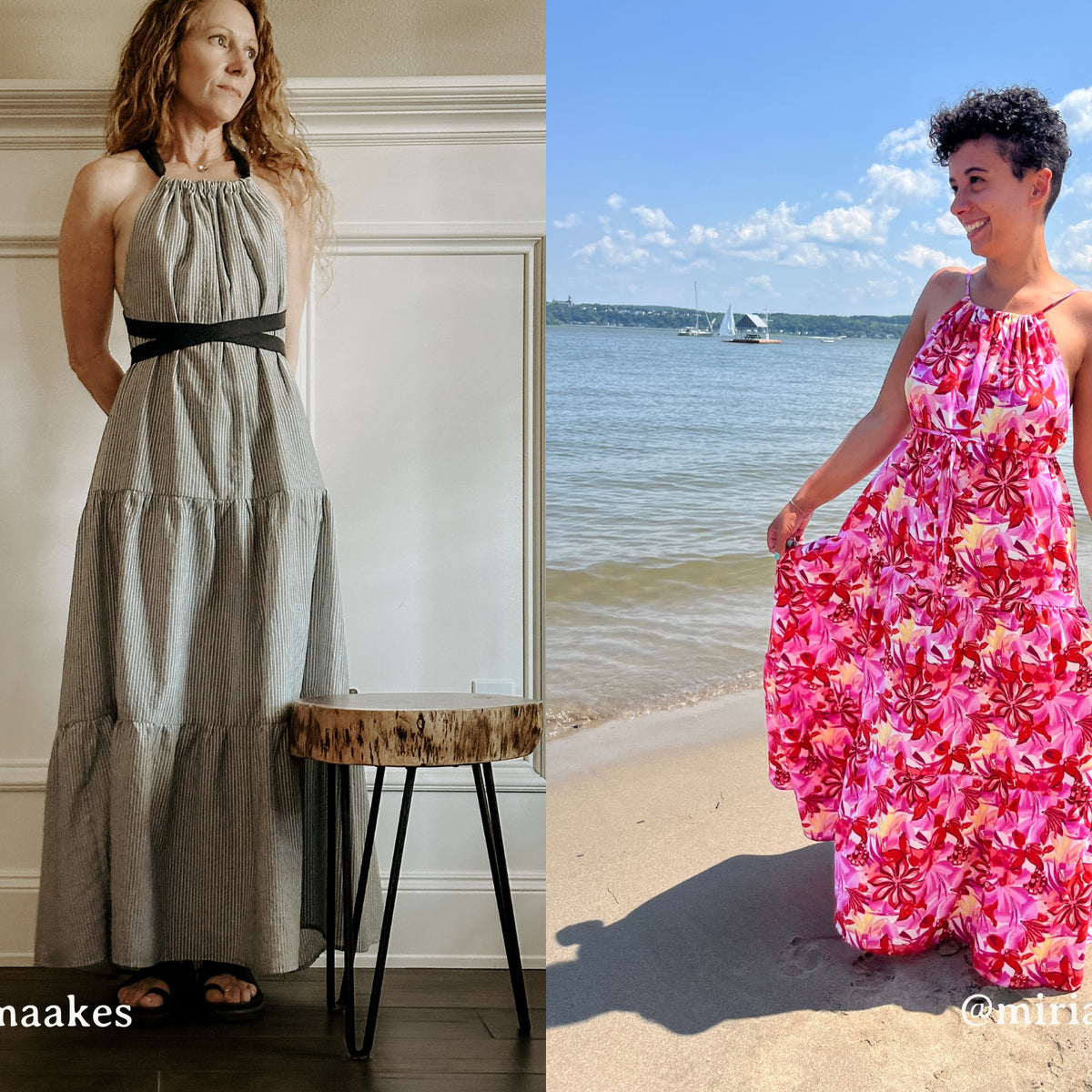 Isla Dress - Bohemian Maxi Dress PDF Sewing Pattern | Beginner Friendly ...